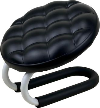 Generic Meditationsstuhl, Ergonomischer Yoga-Stuhl Aus Metall Zur H&uuml;ftunterst&uuml;tzung, Tragbarer Gebetssitz Geeignet for Heimmeditation Und Familiengebet(Black)