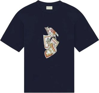 Dr&ocirc;le de Monsieur Homme, Tops, Bleu, Taille: L Printed T-Shirt