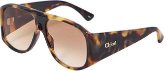 Chlo&eacute; Pilotenbrille - - Accessories - unisex - Braun - 60 MM