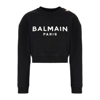 Balmain Stylischer Sweatshirt f&uuml;r M&auml;nner - - Sweatshirts & Hoodies - Damen - Schwarzk - M
