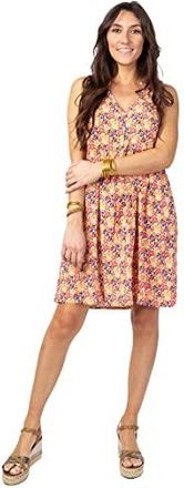 Coton Du Monde | Robe Courte Babydoll Alexa imprimé camélia 46