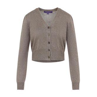 Ralph Lauren Cardigan Collection - Femme - Pulls - Brun - Taille: 40 FR