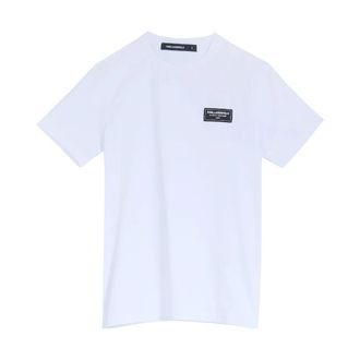 Karl Lagerfeld T-shirt Etichetta - - Tops - Herren - Wei&szlig; - XL