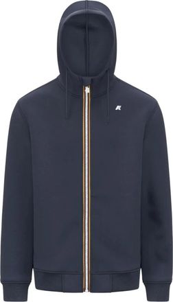 K-Way Homme, Sweatshirts et sweats &agrave; capuche, Bleu, Taille: XL Veste Rainer Spacer