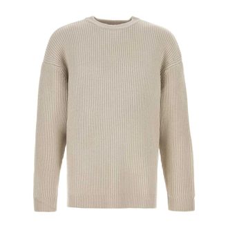 Entire studios Sand Woll Oversize Pullover - - Knitwear - Herren - Beige - XL/2XL