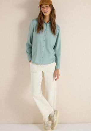 Cecil Langarmbluse aus softer Viskose