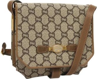 Gucci Pre-owned Cuir sacs-gucci - Femme - Pre-owned - Beige - Taille: ONE Size