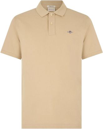 GANT Homme, Tops, Beige, Taille: M Polo brod&eacute; avec logo