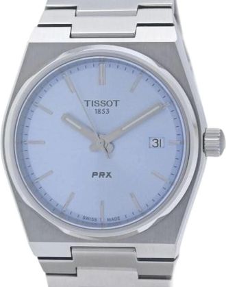 Tissot Femme, Accessoires, Gris, Taille: ONE Size Montre PRX en acier inoxydable