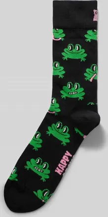 Happy Socks Socken mit Allover-Motiv-Print Modell Frog