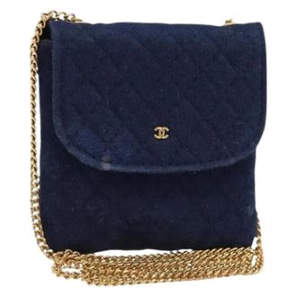 Chanel Pre-owned Vintage Pouch - - Pre-owned - Damen - Blau - ONE SIZE