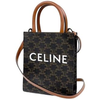 Celine Sac cabas vintage Pre-owned - Femme - Pre-owned - Brun - Taille: ONE Size