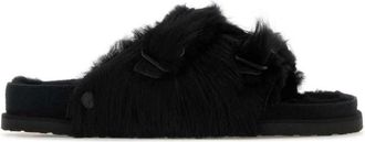 Birkenstock Homme, Chaussures, Noir, Taille: 43 EU Z&uuml;rich Pony Shearling Regular Fit