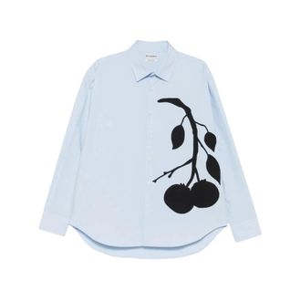 J.W.Anderson Persimmon Appliqu&eacute; Hemd - - Shirts - Herren - Blau - S