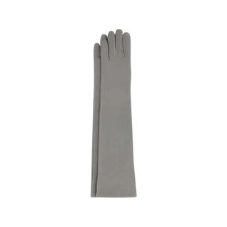 Frankie Shop Veneto Lange Lederhandschuhe - - Accessories - Damen - Grau - M/L