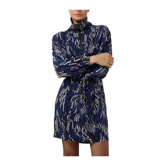 Another Label Roselyn Line Mini Kleid - - Dresses - Damen - Blau - XS