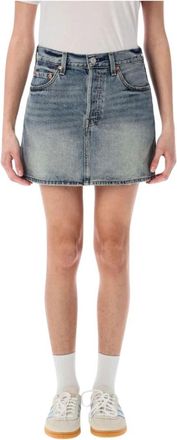 Levi's Femme, Jupes, Bleu, Taille: W28 ALine Denim Skirt Mini