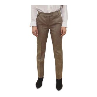 Marella Prince of Wales Karierte Hose - - Trousers - Damen - Beige - XS