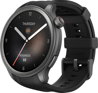 Amazfit Balance 46 mm Smart Watch, kontaktlose NFC-Zahlung, KI-Fitnesstrainer, 14 Tage Akkulaufzeit, Schlaf- und Gesundheitsüberwachung, GPS, 150 Sportmodi, B