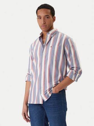 Tommy Hilfiger Hemd Heritage MW0MW41695 Violett Regular Fit