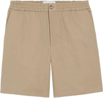 Ami Homme, Shorts, Beige, Taille: XL Short De Coeur &agrave; Taille &Eacute;lastiqu&eacute;e