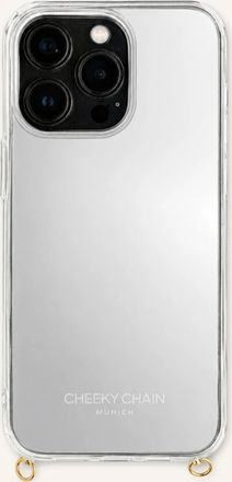 Cheeky Chain Cheeky Chain Munich Smartphone-H&uuml;lle silber