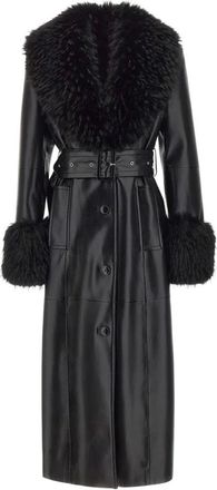Stand Studio Stand Studio - Estella Leather Coat - Femme - Manteaux - Noir - Taille: 40 FR