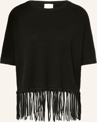 Allude Allude Strickshirt schwarz
