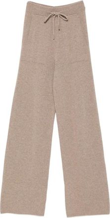 Max Mara Drawstring-waist Knitted Trousers