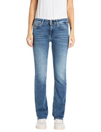 Replay Damen Jeans New Luz Skinny-Fit, Blau (Medium Blue 009-7), 29W / 34L