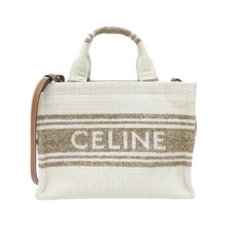 Celine Sac Cabas Thais Petit Mod&egrave;le en Toile Pre-owned - Femme - Pre-owned - Brun - Taille: ONE Size