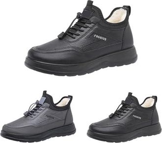 Generic Bottes dhiver imperméables et isolées pour homme, pour la marche, la randonnée, le ski, doublure en fourrure, chaudes, légères et antidérapantes avec 