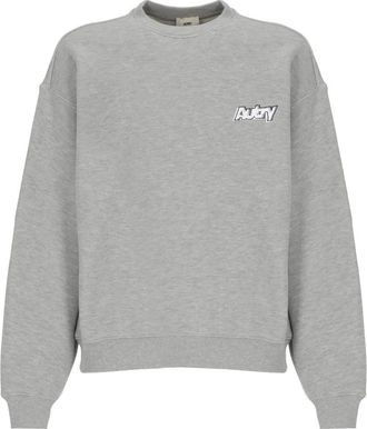 Autry Homme, Sweatshirts et sweats &agrave; capuche, Gris, Taille: S Cotton SweaT-shirt