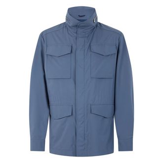 Paul & Shark Jacke mit hohem Kragen und Taschen - - Jackets - Herren - Blau - 3XL