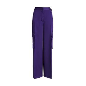 Versace Straight Hosen - - Trousers - Damen - Lila - M
