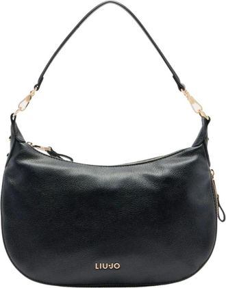 Liu Jo Femme, Sacs, Noir, Taille: ONE Size Logo Hobo Bag