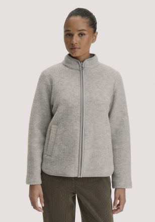 Hessnatur Fleecejacke Regular aus reiner Bio-Merinowolle (1-St)