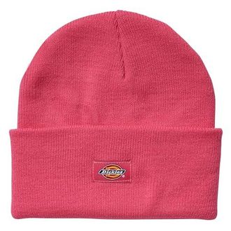 Dickies Bonnet &agrave; Revers en Acrylique pour Femme, Yarrow Rose, Taille Unique