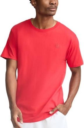 Champion T- Shirt Classique en Jersey Chemise, &eacute;carlate, S Homme