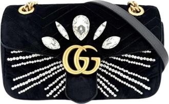 Gucci Sac bandouli&egrave;re vintage Pre-owned - Femme - Pre-owned - Noir - Taille: ONE Size