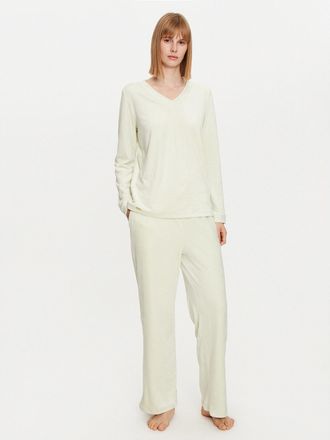 Selmark Pyjama Polar Soft P6273 Gr&uuml;n Regular Fit