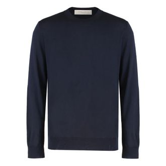 Golden Goose Deen Rundhals-Wollpullover - - Knitwear - Herren - Blau - XL
