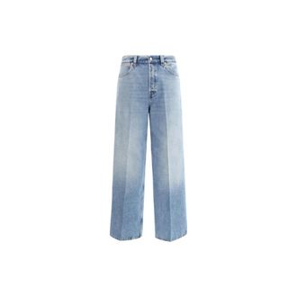 Gucci Vintage Wide Leg Jeans - - Jeans - Damen - Blau - W25
