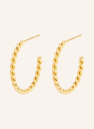 LULU Copenhagen Lulu Copenhagen Creolen Twisted Hoops gold