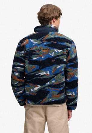 Superdry Sweatjacke TERRAIN FLEECE ZIP THRU Kunstfaser, relaxed fit