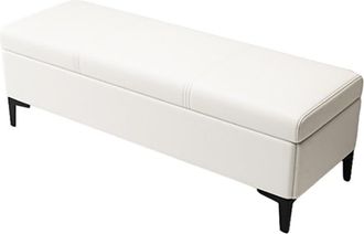 Generic Extra Nappaleder Ottoman-Bank Gepolsterter Fu&szlig;hocker F&uuml;r Eingangsbereich Und Schlafzimmer Mit Reichlich Stauraum Stilvolle Aufbewahrungsbank F&uuml;r Wohnz