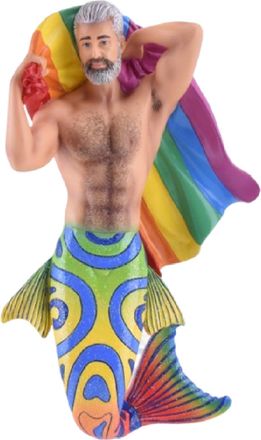 December Diamonds 55-55441 Merman Ornament, Vater Stolz