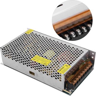 Dioche S-120-24 Schaltnetzteil-Treiberadapter 24V 5A Aluminiumlegierung f&uuml;r LED-Streifenlicht, 3D-Drucker und Gleichstromanwendungen (S-240-24 (V/10 A/240 W)