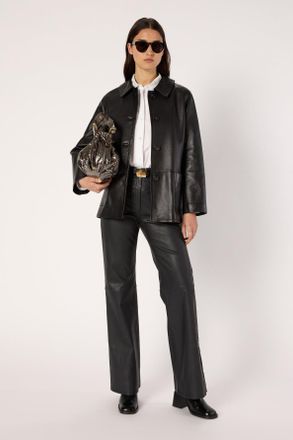 Gerard Darel Veste en cuir - NEVA - Noir