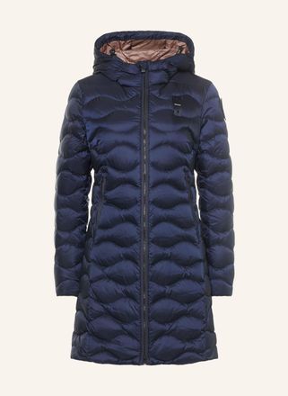 Blauer Daunenjacke Lyne Mit Schmucksteinen blau